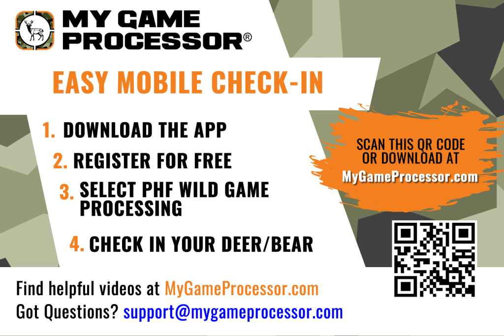 PHF Wild Game Processing – PHF Wild Game Processing: Located in ...